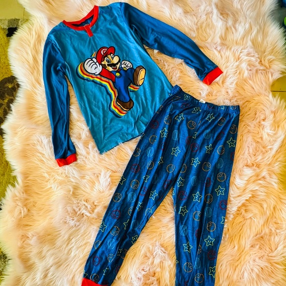 Nintendo | Pajamas | Super Mario Bros Pajama Set | Poshmark